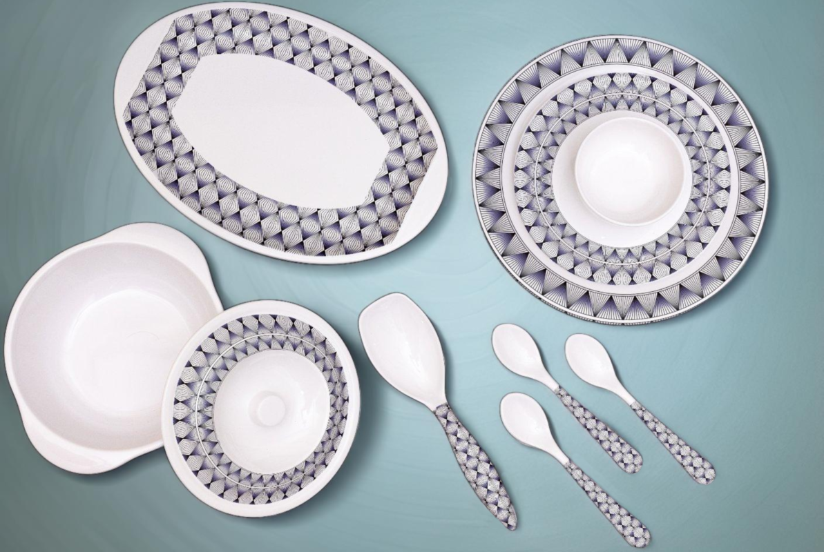 Pearl Halo 40 Pcs Dinner Set - Feastwell